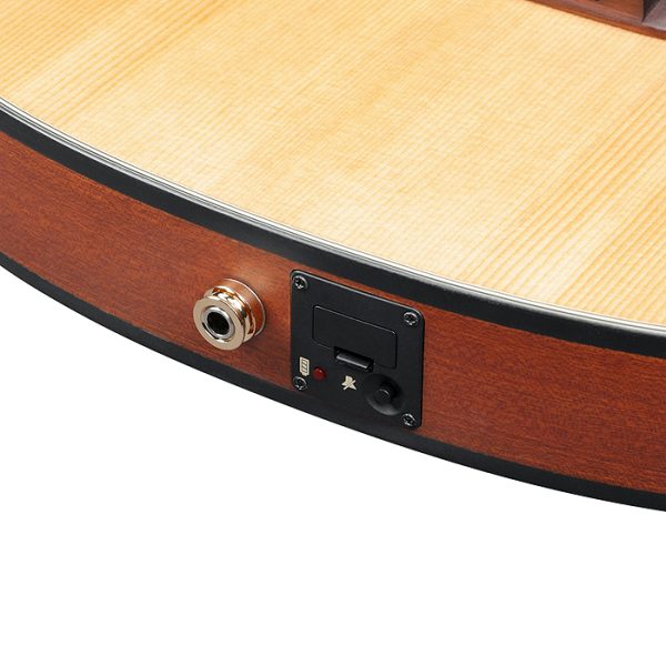 Ibanez FRH10N-NTF Thinline Nylon Acoustic-Electric Guitar (Natural Flat ...